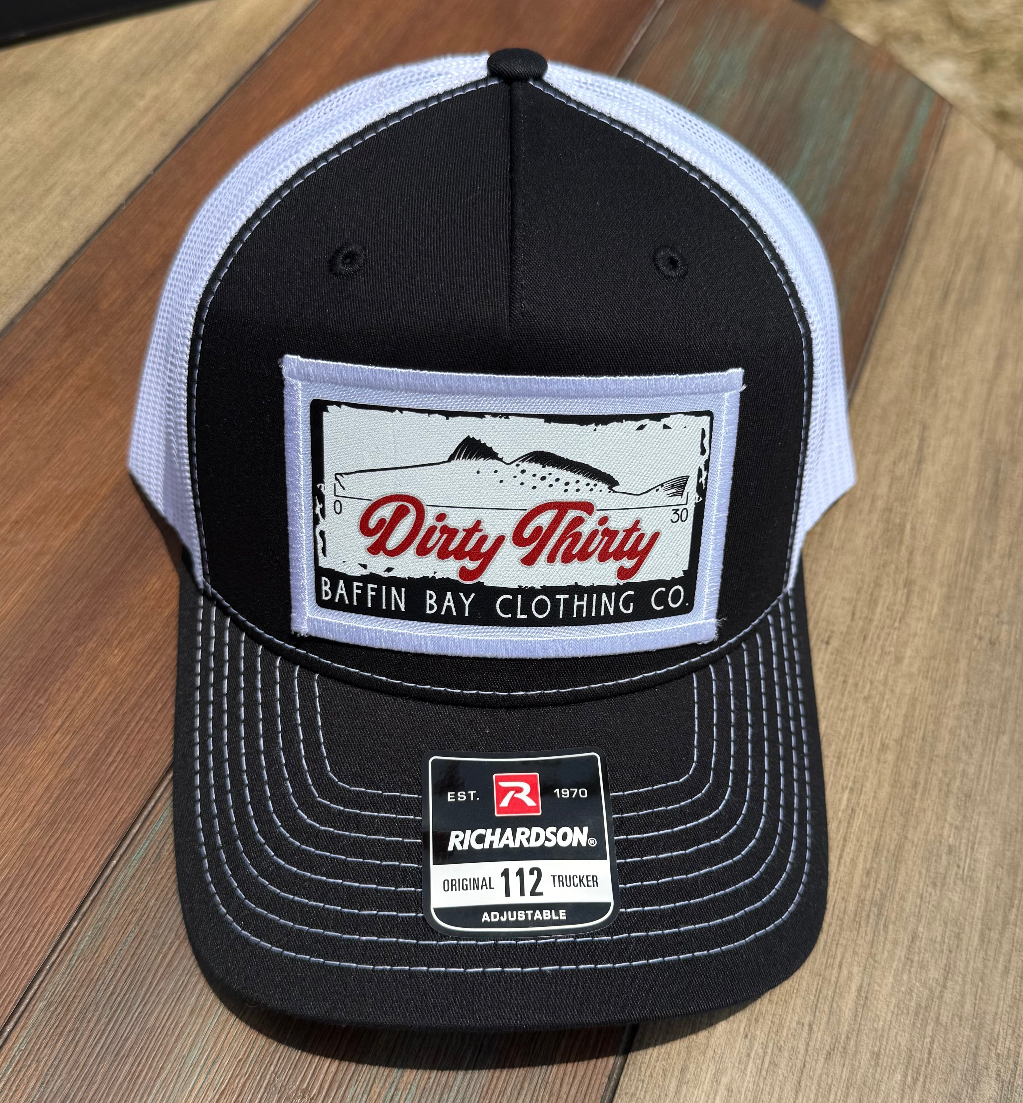 Black in White DT Hat – Baffin Bay Clothing Co.